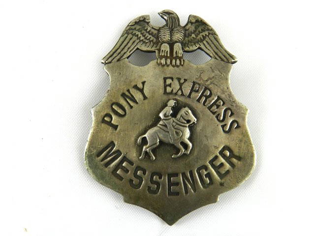 Pony Express Messenger Badge - Dec 15, 2012 | Premier Auction Galleries ...