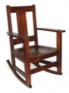 Antique Quarter-Sawn Oak Rocker with Barley Twist - Jun 10, 2017 ...