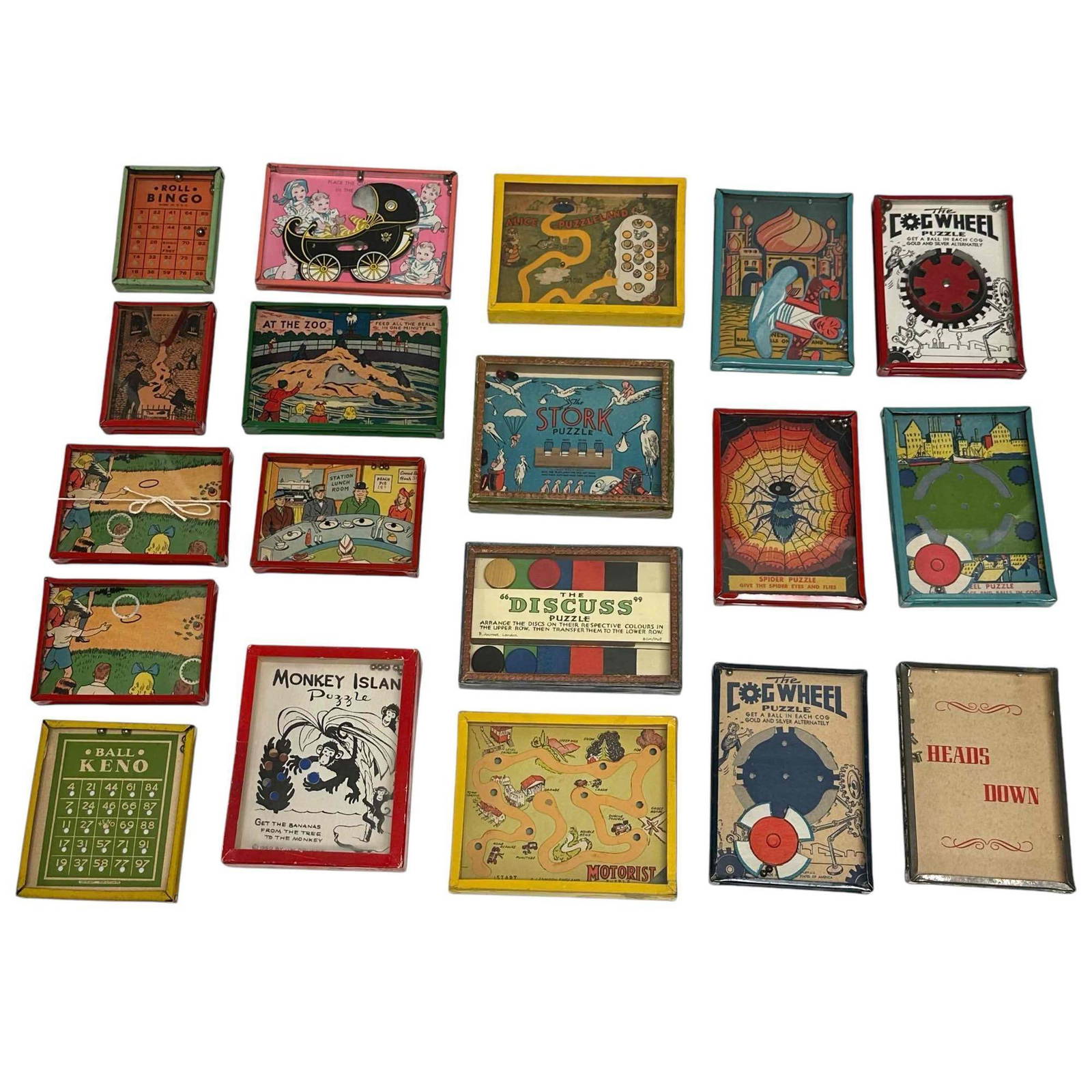 Nineteen (19) Assorted Dexterity Games & Puzzles Auction