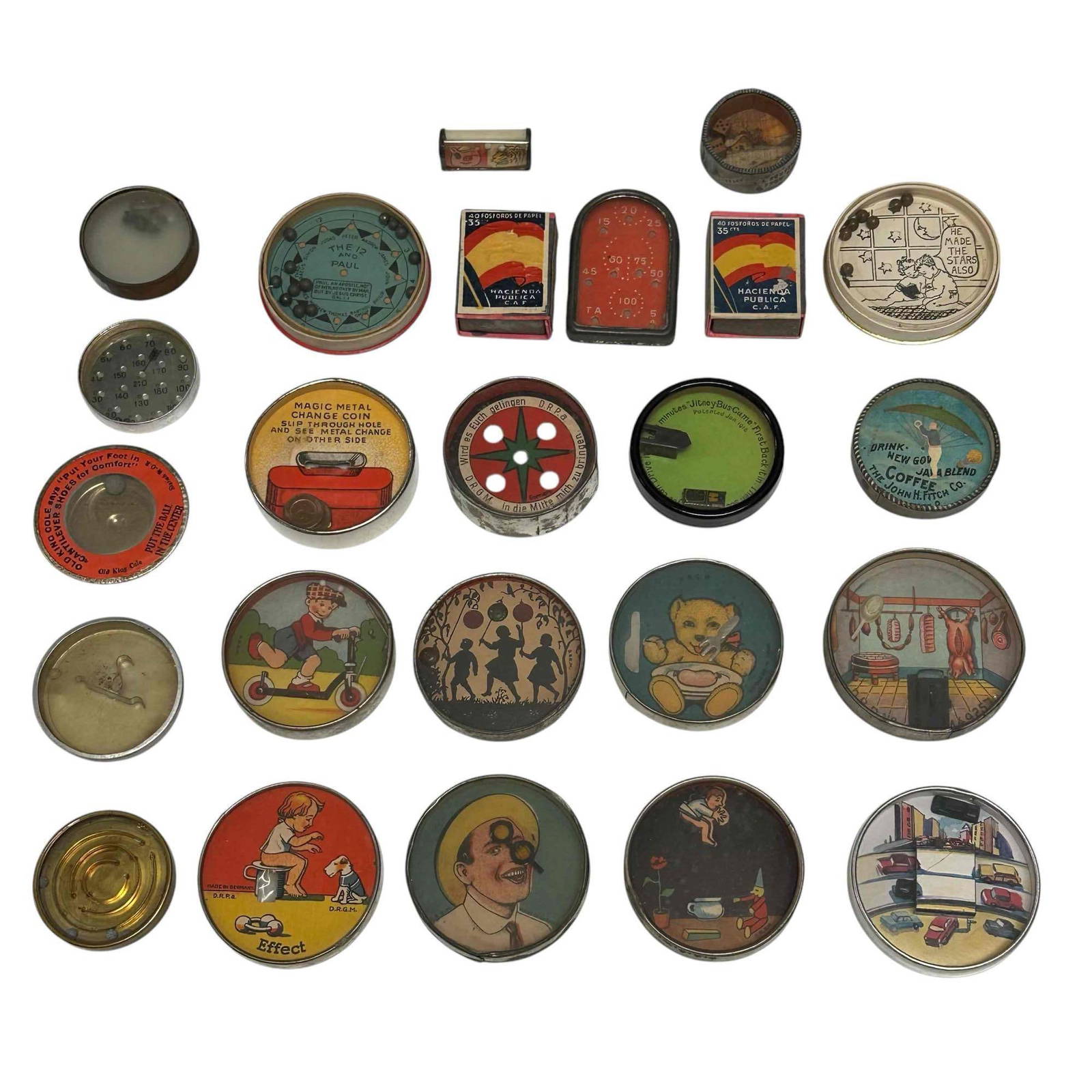 23 Circle And Matchbox Dexterity Games W/cantilever Shoes Advertisement ...