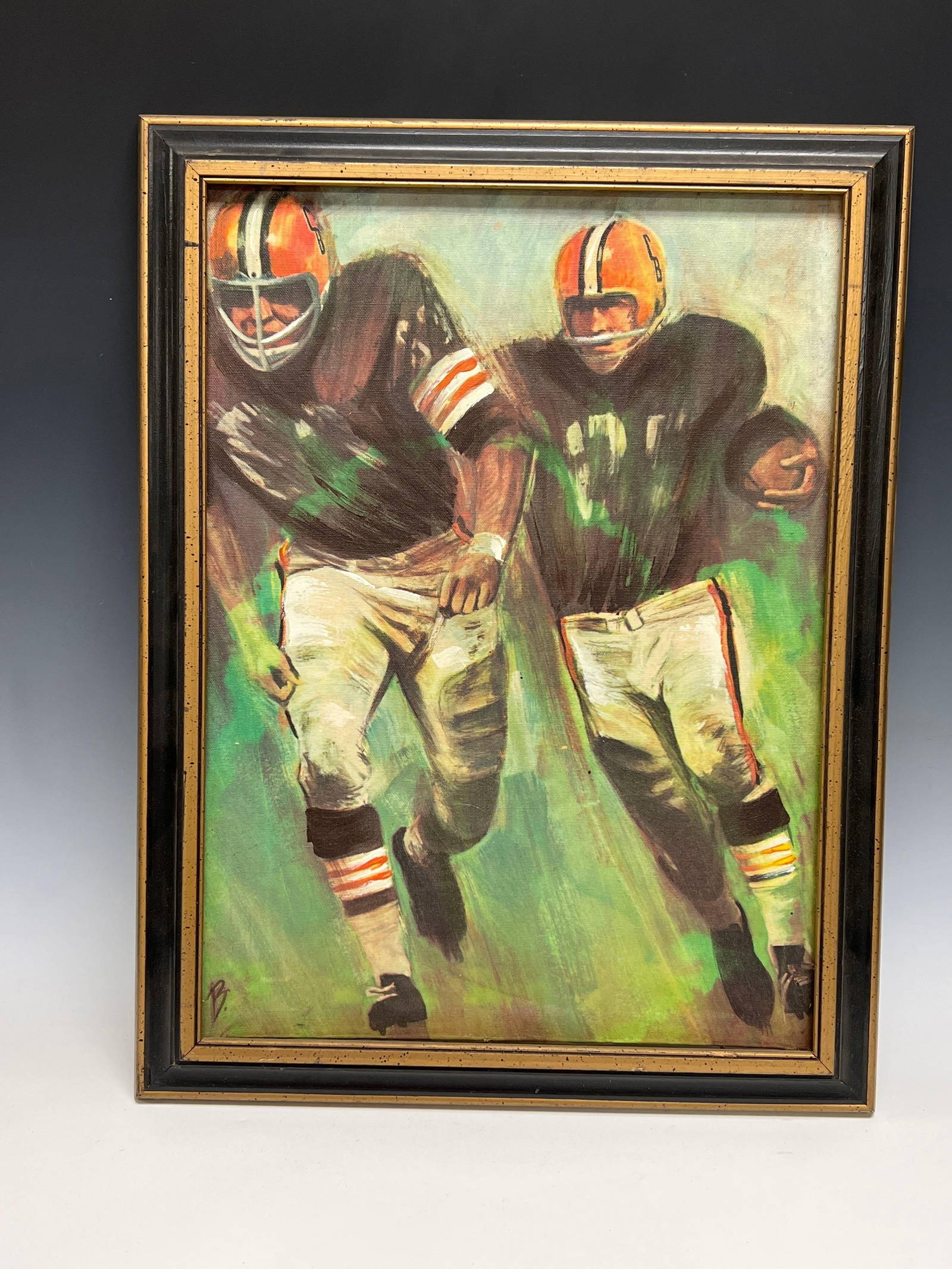 1960's Dave Boss Cleveland Browns Artwork Auction