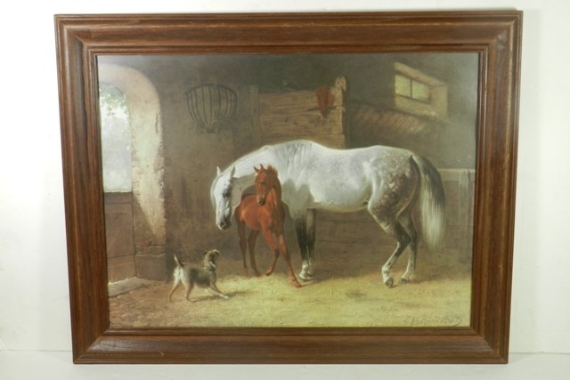 Emil Volkers Print "The Anxious Foal"