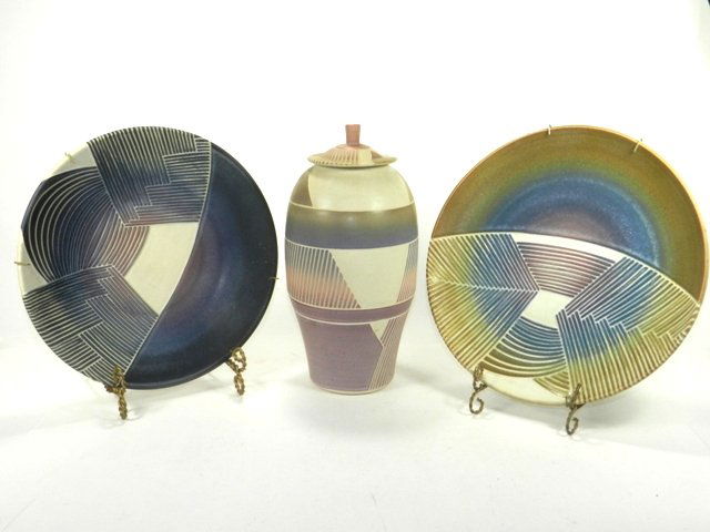 Wayne Bates Sgraffito On Porcelain