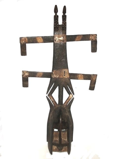 African Dama Ceremonial Dogon Kanaga Mask