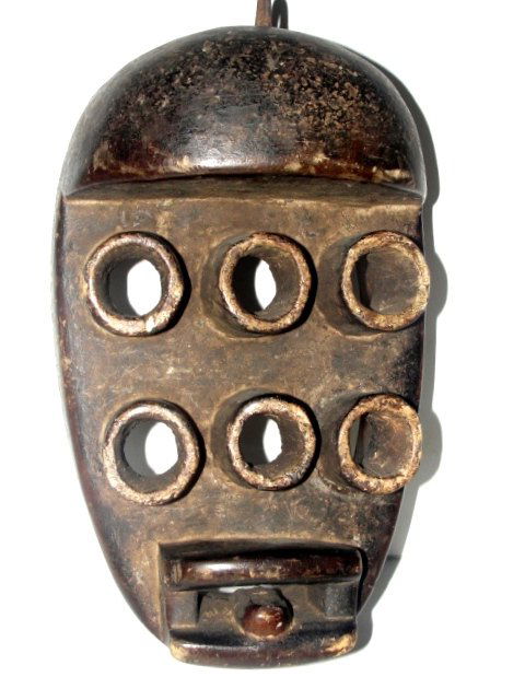 African War Mask From The Grebo Tribe Liberia