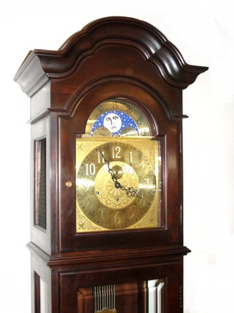 Ethan Allen Mahogany Grandfather Clock