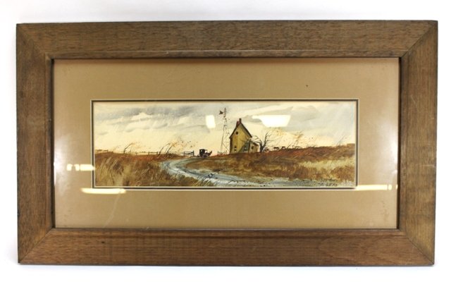 Ed Gifford (American, 1927-1998) Watercolor - Dec 04, 2016 | Premier ...