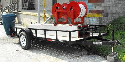 Englert Metal Man 660 Gutter Machine W/ Trailer