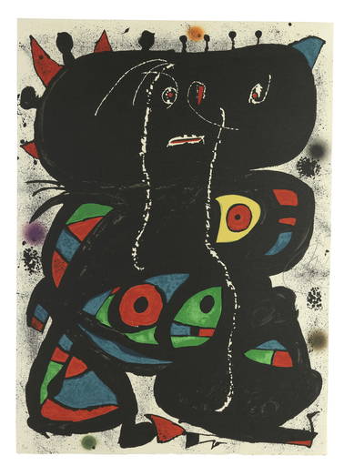 Joan Miró (1893 1983) Hommage Aux Prix Nobel