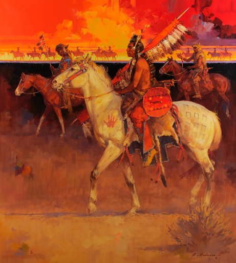 Roy Andersen (1930 2019) Badge Of Honor 40 X 36in