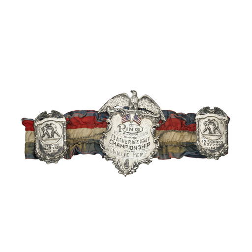 A WILLIE PEP FEATHERWEIGHT CHAMPIONSHIP BELT FROM THE - Oct 05, 2021 ...