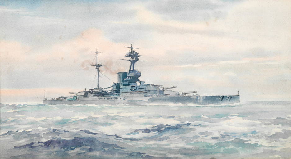 Frank Watson Wood (british, 1862 1953) Hms Royal