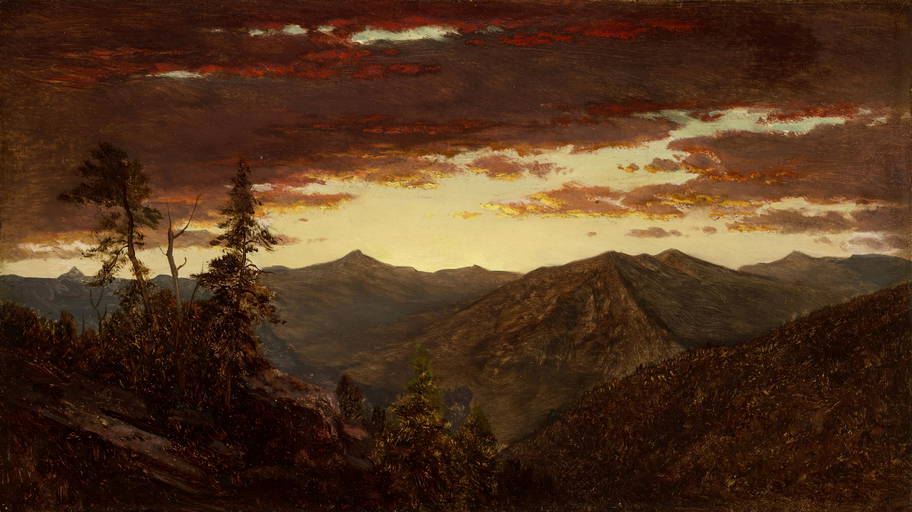 John Frederick Kensett (1816 1872) View Of Mount