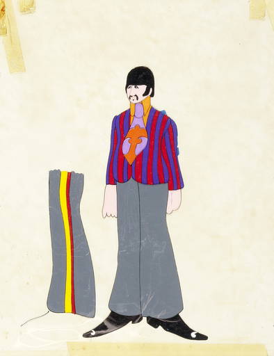 The Beatles: A Multi Layered Animation Cel Of Ringo