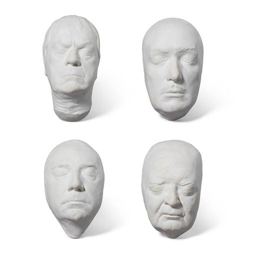 Four plaster life casts of Golden Age Horror Stars - Dec 08, 2021 ...