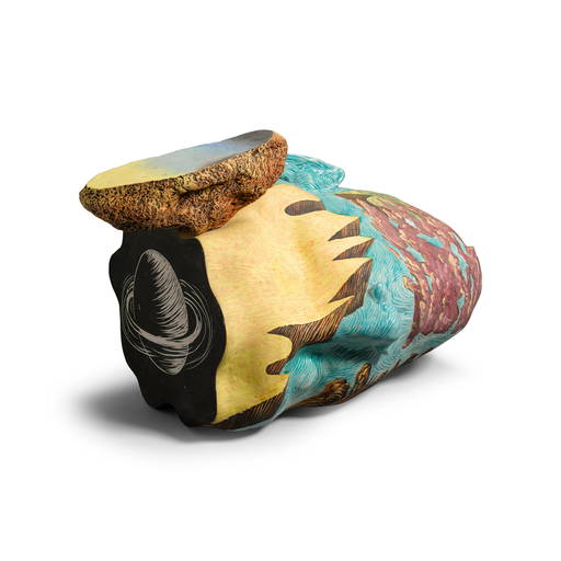 Michael Lucero (born 1953) Dreamer's Head1985painted