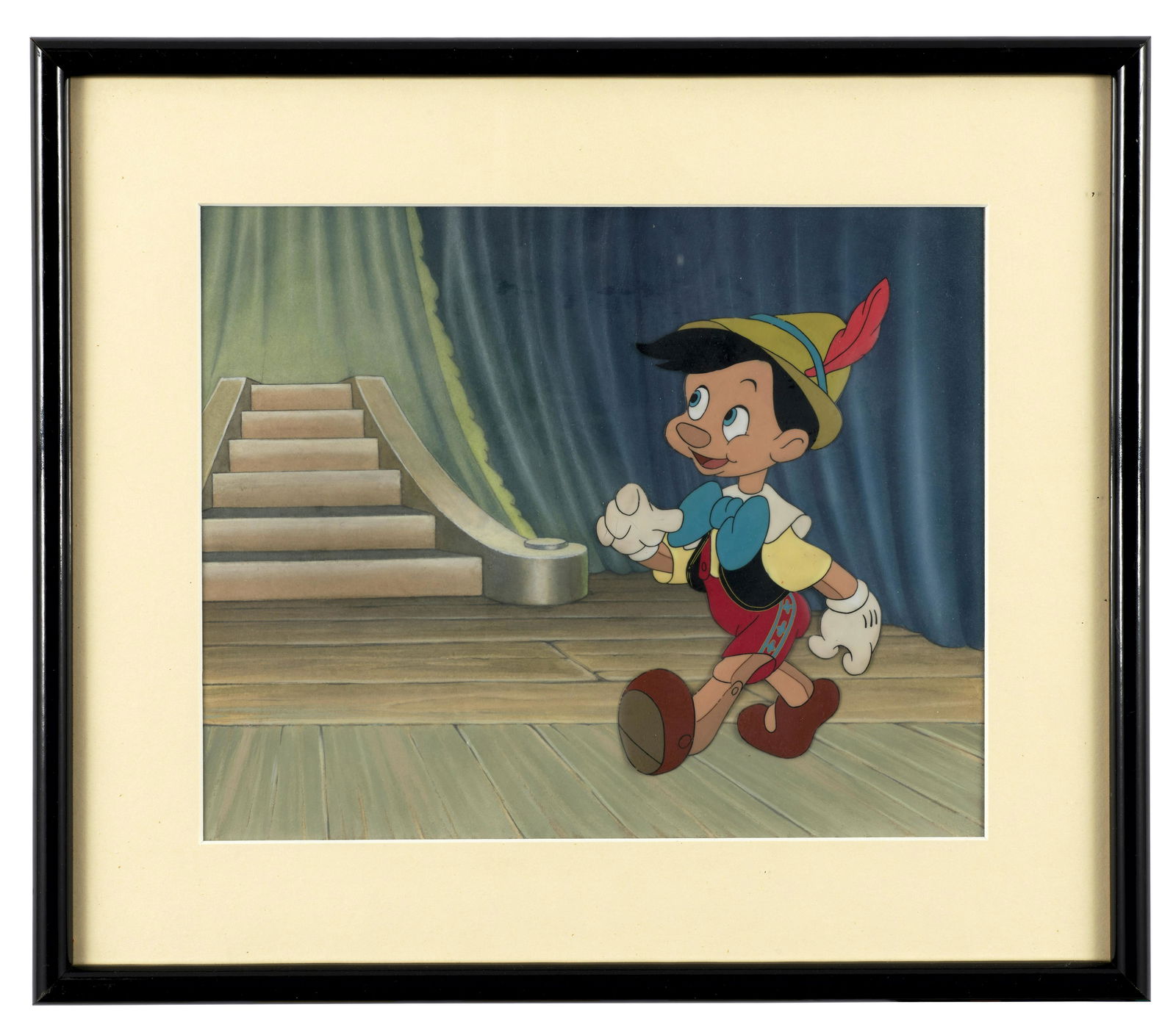 An Animation Publicity Cel of Pinocchio from Pinocchio (#0081) on May ...