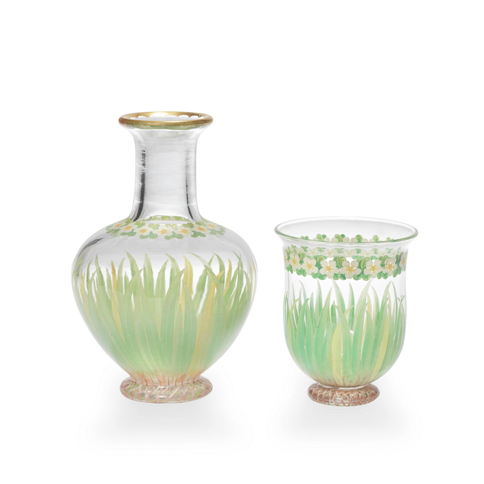 A Rare J F Christy (stangate Glass Works, Lambeth) Enamelled 'well ...