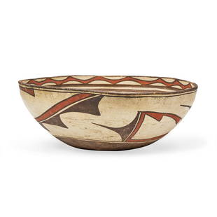 Polychrome Zuni Dough Bowl