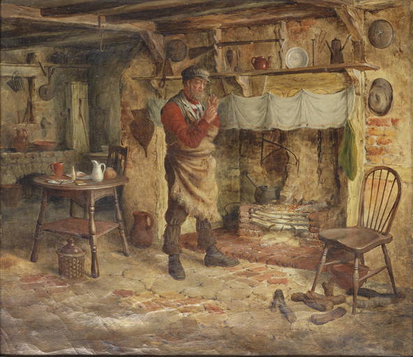 Henry Edward Spernon Tozer (British, 1864-1955) Lighting up after a ...