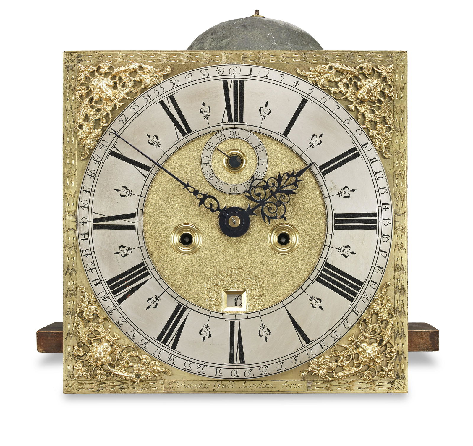 A Rare Late 17th/early 18th Century Longcase Clock Movement, The Dial ...