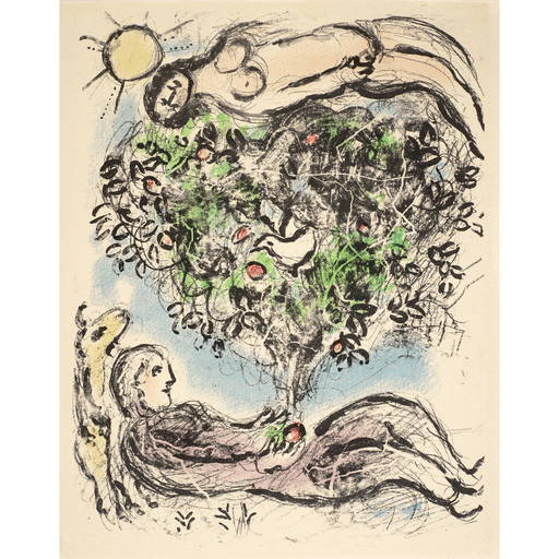 Marc Chagall (1887-1985); L'Arbre Fleuri I (Flowering Tree I); (#0049 ...