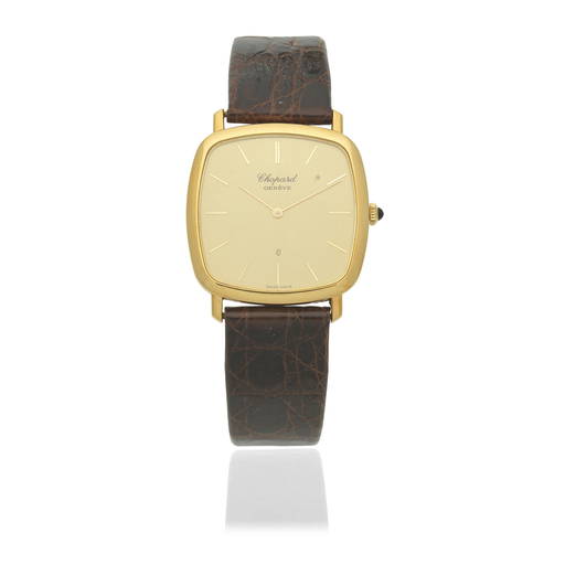 Chopard. An 18K gold quartz cushion form wristwatch Ref: 2158, Circa 1970 (#0097) on Sep 13 ...
