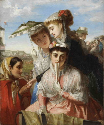 William Holyoake (british, 1834 1894) Derby Day