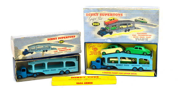 Dinky 990 Pullmore Car Transporter & Autos