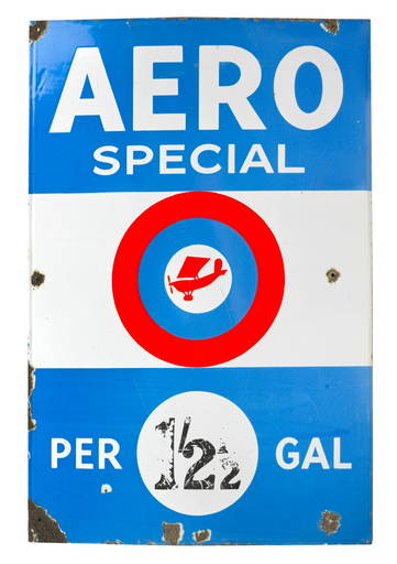 An Aero Special Enamel Sign,