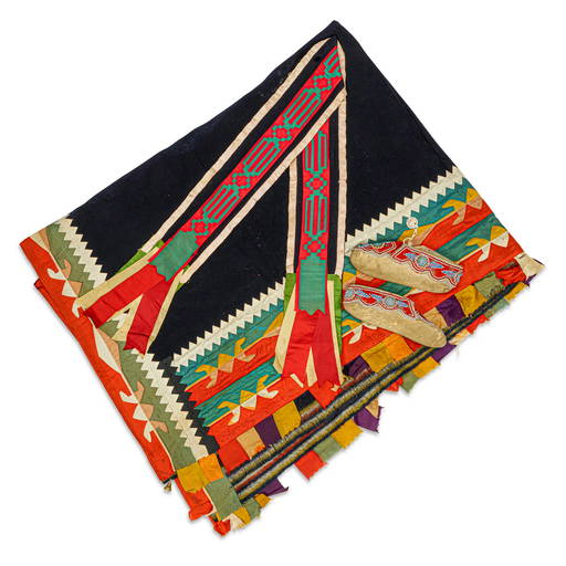 Three Native American applique ribbonwork or beaded garments - Oct 26 ...