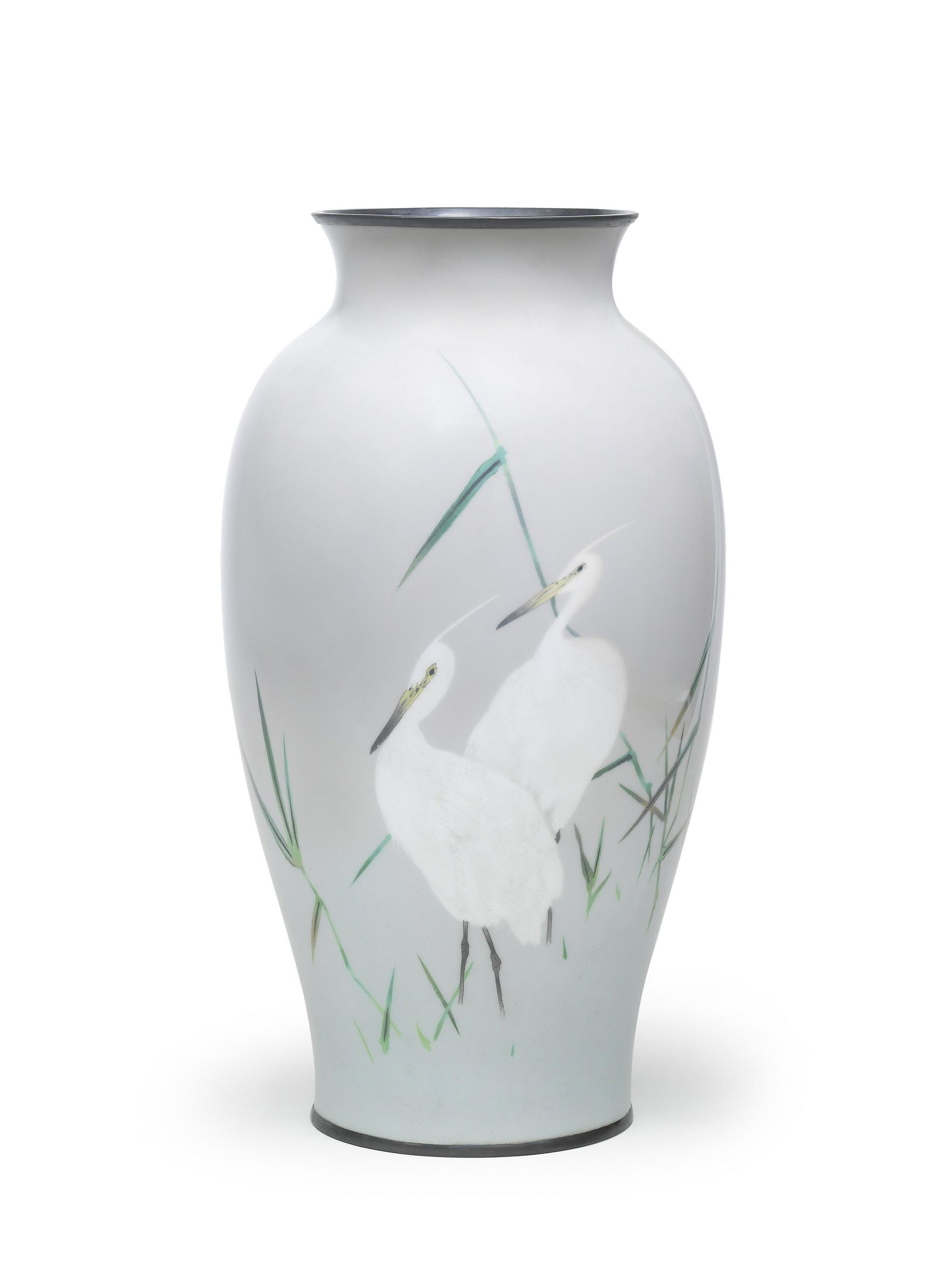 Namikawa Sosuke (1847 1910) A Fine Cloisonné Enamel And Musen Tall ...