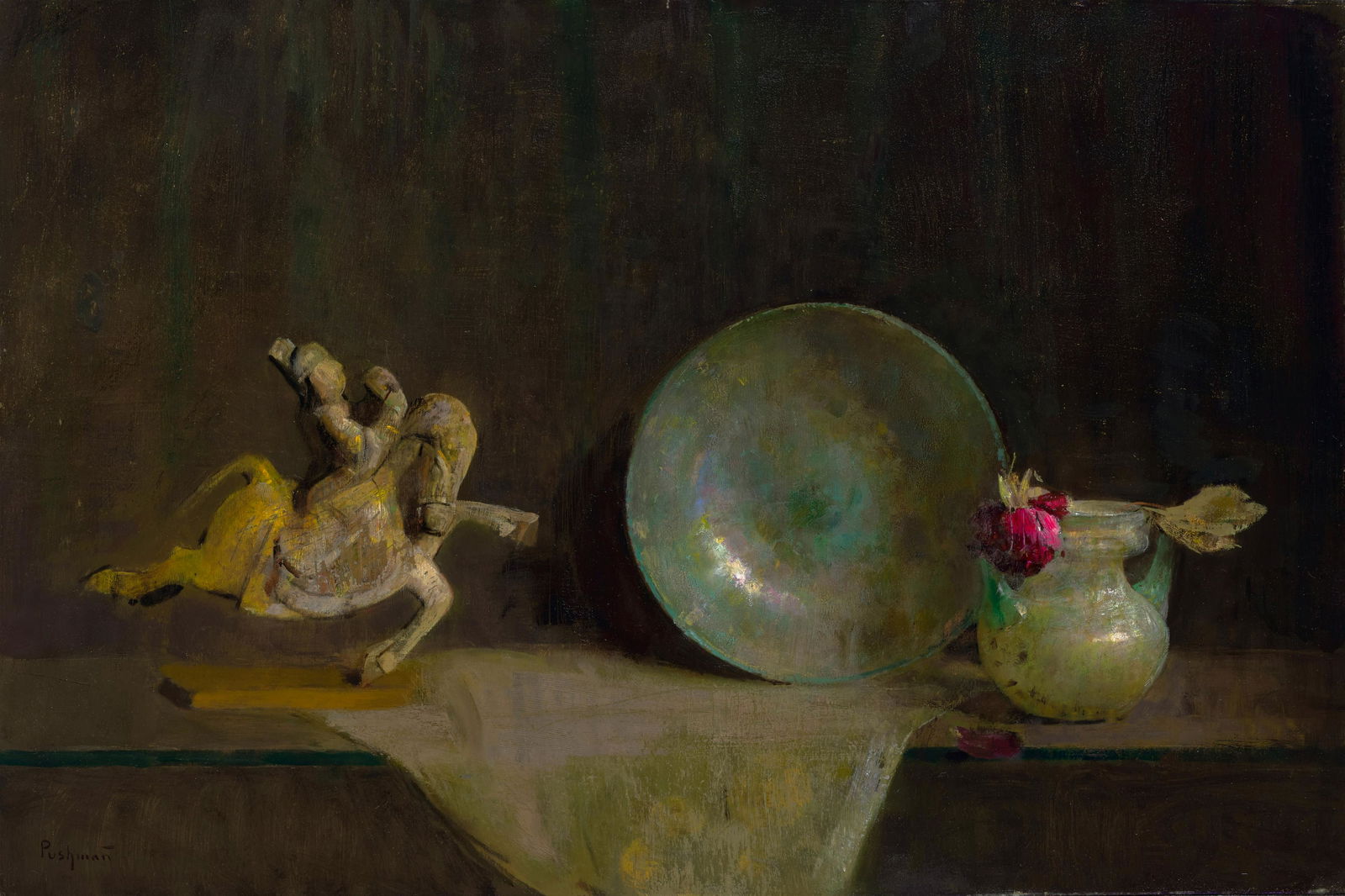 Hovsep Pushman (1877 1966) The Fleeting Joy 16 3/4 X 25 In. (42.5 X 63. ...