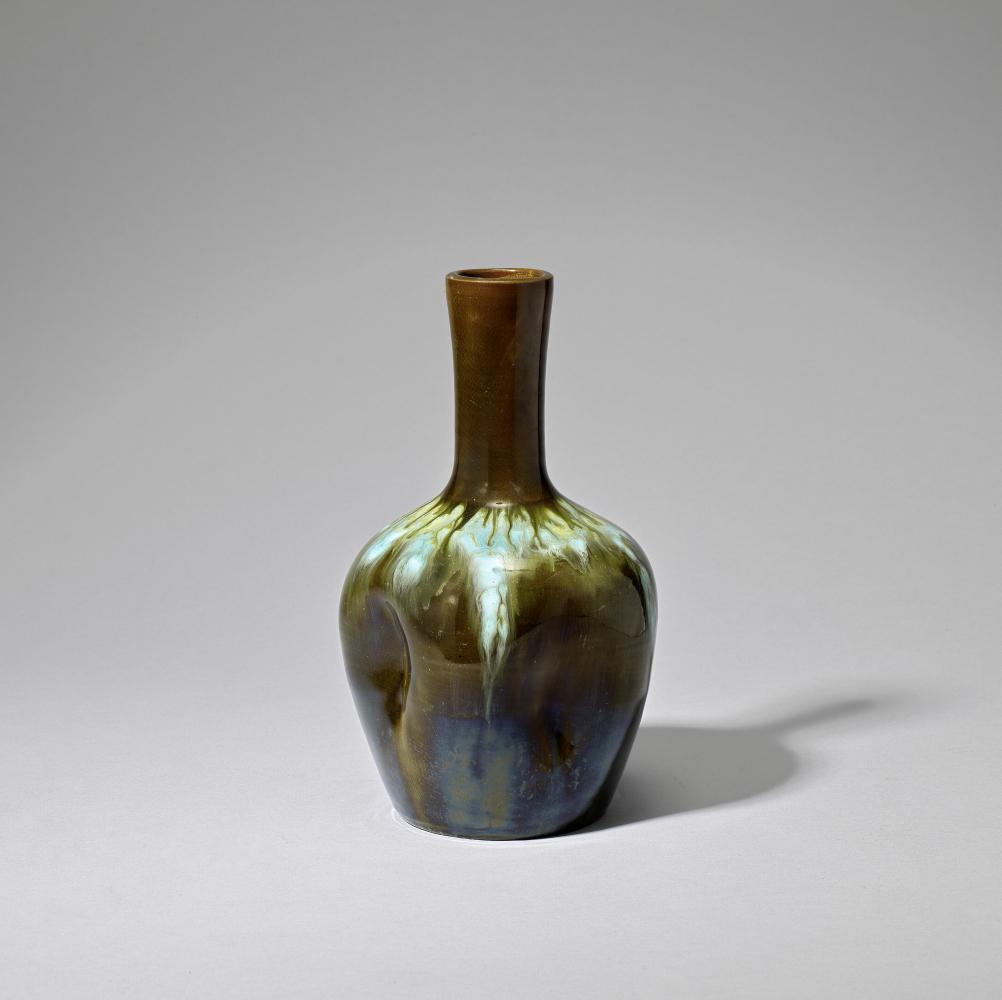 Dr Christopher Dresser: Made By Linthorpe Pottery Dimpled Vase, Circa 1880