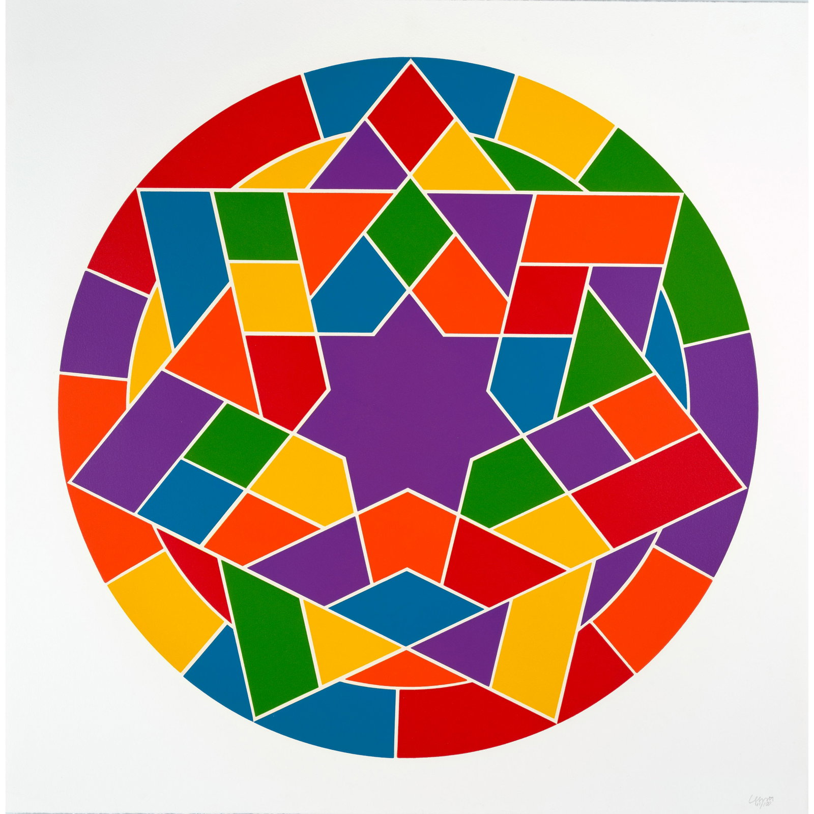 Sol Lewitt (1928 2007); Plate 5, From Stars;