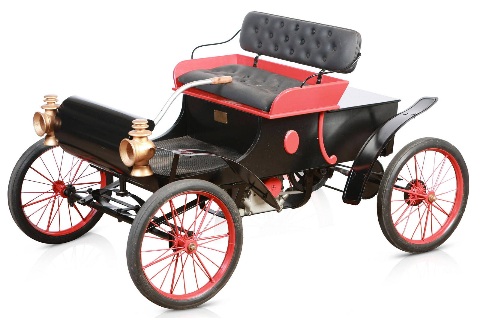 A Gas Powered 'curved Dash Oldsmobile' Child's Car, By Hallock Mfg Co ...