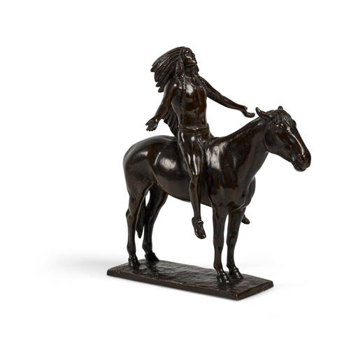 Cyrus Edwin Dallin (1861 1944) Appeal To The Great Spirit 8 3/4 In ...