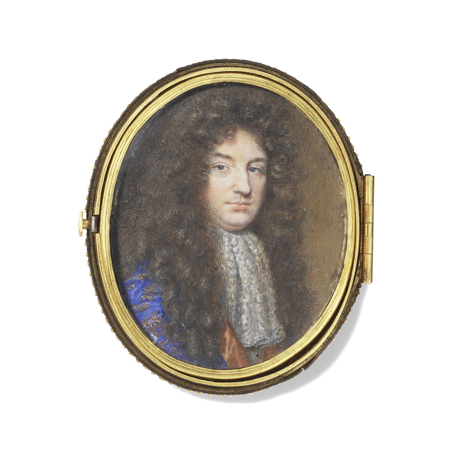 Circle Of Samuel Cooper (british, 1609 1672): Portrait Miniature Of A ...