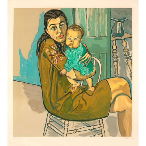 Alice Neel (1901 1984); Mother And Child (nancy And Olivia);
