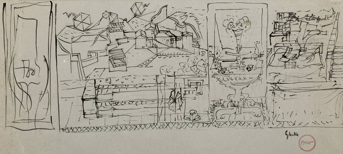 Nikos Hadjikyriakos Ghika (greek, 1906 1994) Composition Pour La Maison ...