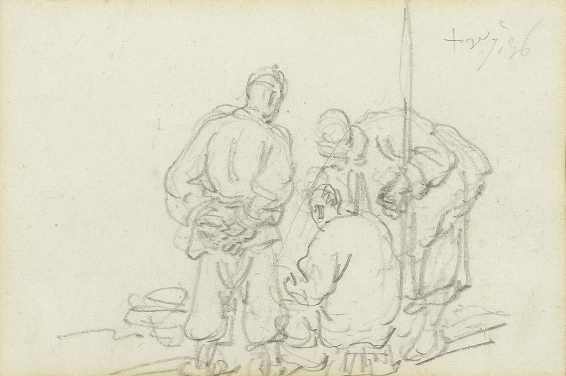 George Chinnery (london 1774-1852 Macau) A Study Of Three Chinese ...