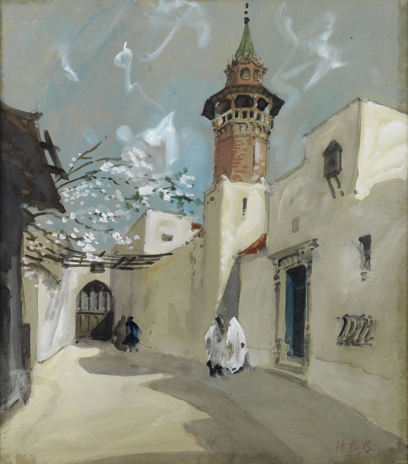 Hercules Brabazon Brabazon (british, 1821-1906) Rue Sidi Ben Arous ...