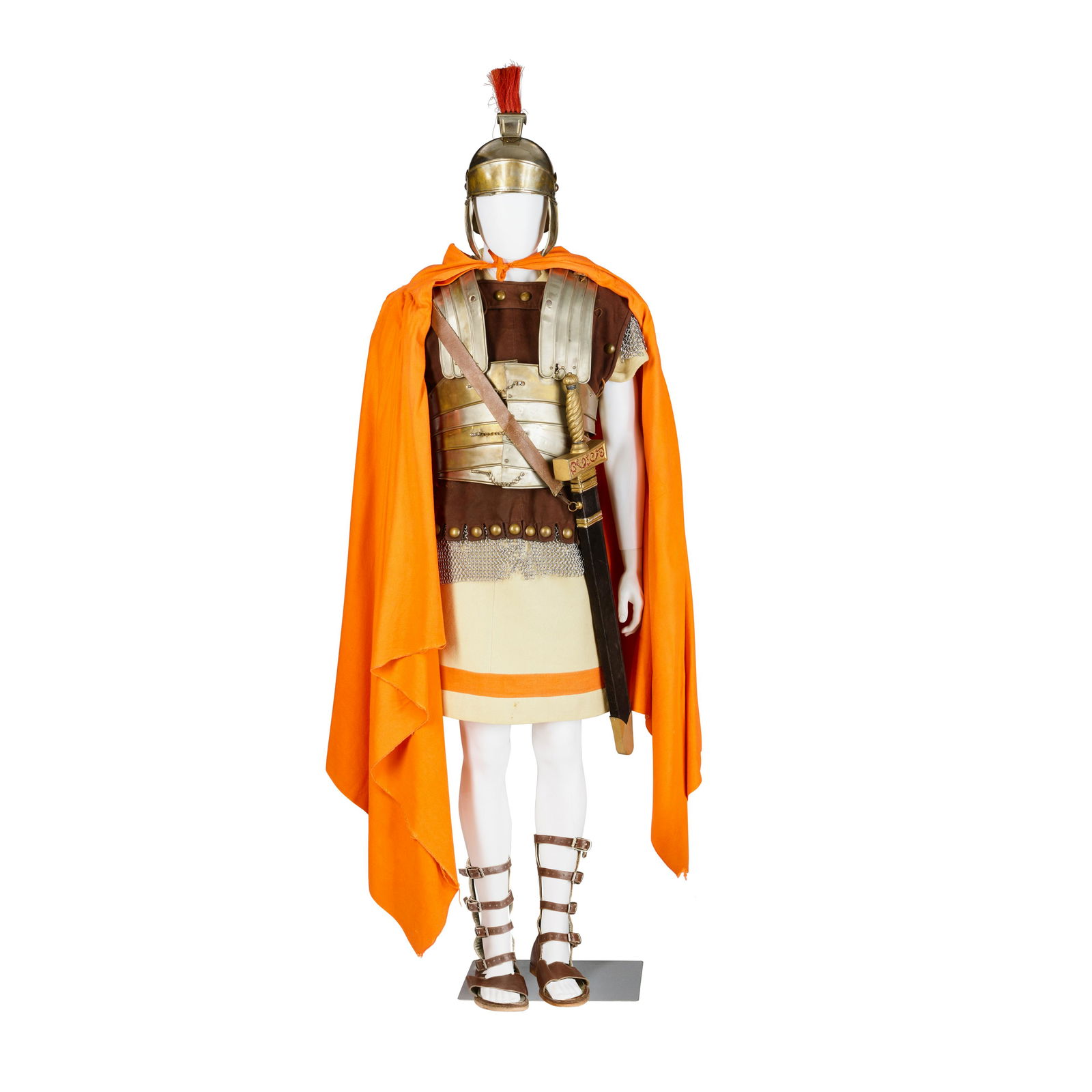 Complete Roman Style 'centurion' Costume Including Helmet And Sword ...