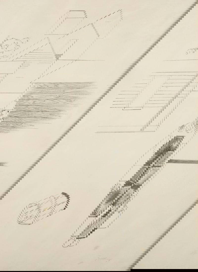 Robert Gwathmey (american, 1903-1988); Sharecropper From The Portfolio ...