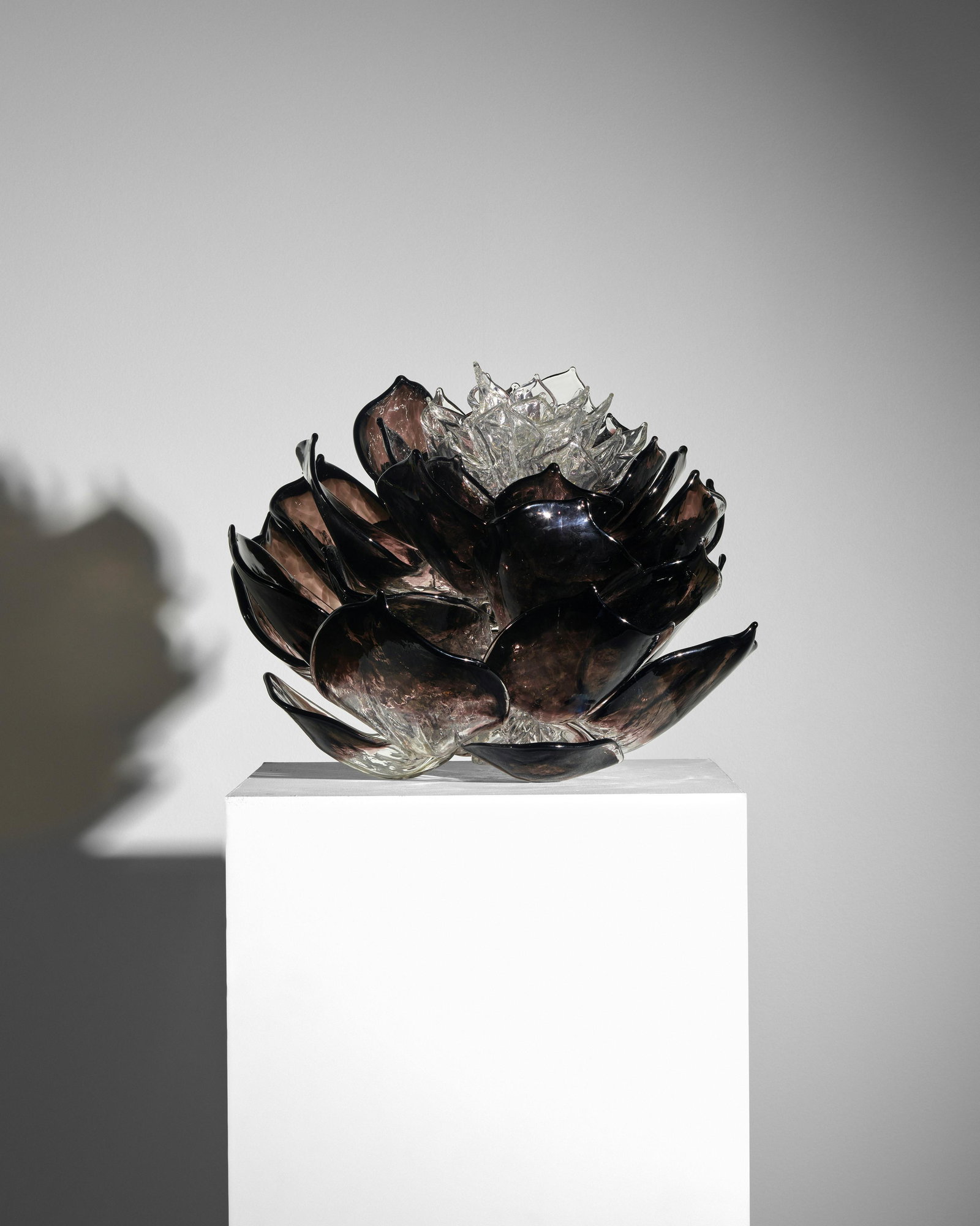 Martin Blank (born 1962) Smokey Bronze Lotus 2013blown Glassheight 13 1 ...