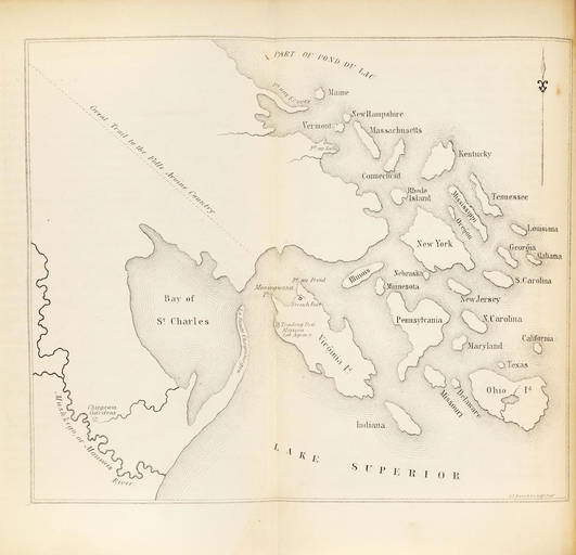 Mississippi River. Schoolcraft, Henry. 1793 1864. Narrative Journal Of ...
