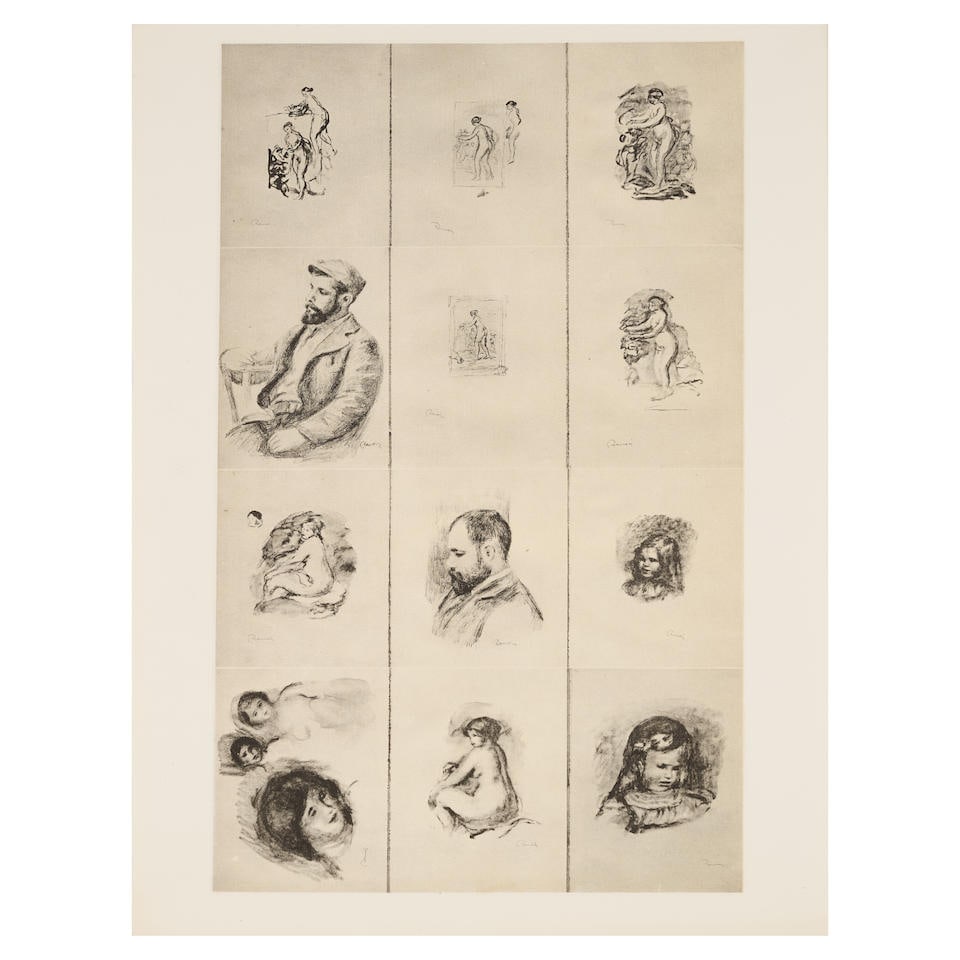 Pierre Auguste Renoir (1841-1919) Douze Lithographies Originales De ...