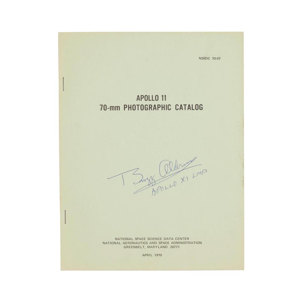 Apollo 11: Buzz Aldrin-signed 70mm Photograph Catalogue. Apollo 11 70-mm Photographic Catalog. N ...