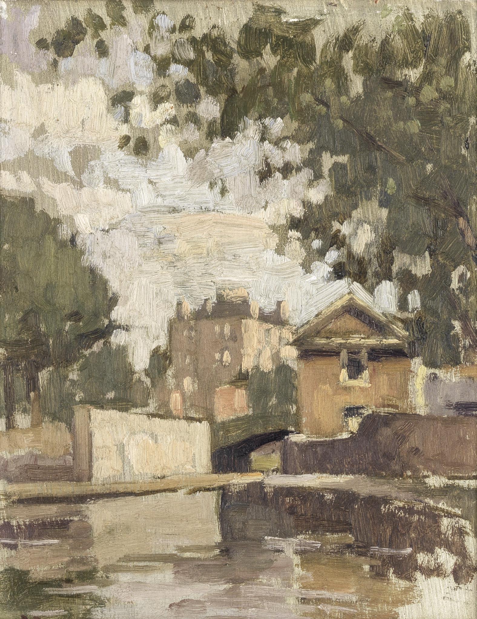 Bernard Dunstan R.a., R.w.a., N.e.a.c., H.p.s. (british, 1920-2017) The ...