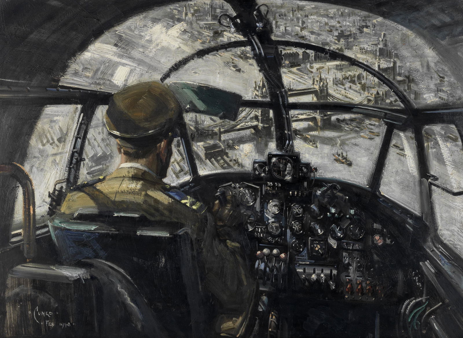 Terence Cuneo (british, 1907-1996) Bird's Eye View Auction